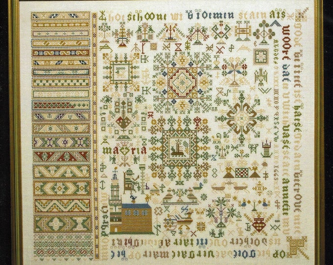 Dutch Beauty 1790 by Permin Counted Cross Stitch Pattern/chart - Etsy