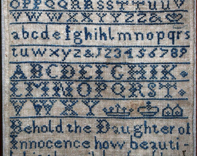 Elizabeth Laidman Sampler 1760 by Wishing Thorn Counted Cross Stitch ...