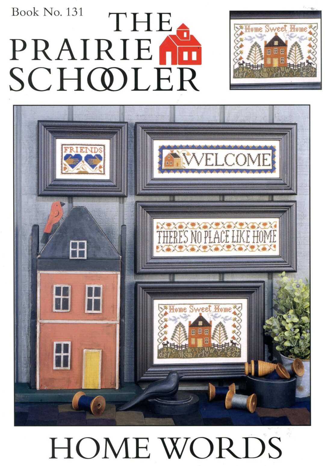 Home Words by Prairie Schooler Counted Cross Stitch Pattern/chart - Etsy