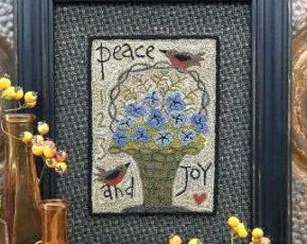 Santa Trio Punch Needle Pattern - Etsy