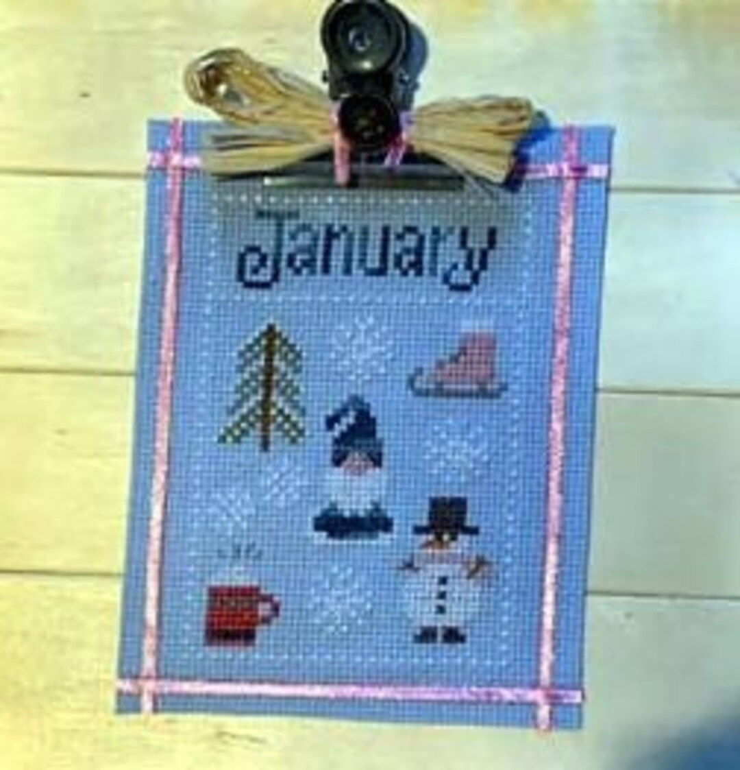Pocket Pattern January by Pickle Barrel Designs Counted Cross Stitch ...