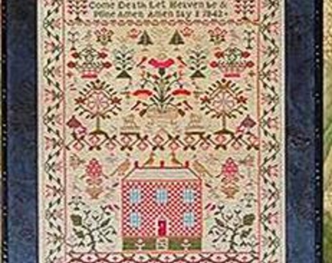 The CHECKERBOARD HOUSE Sampler / Shakespeare’s Peddler / Cross Stitch ...