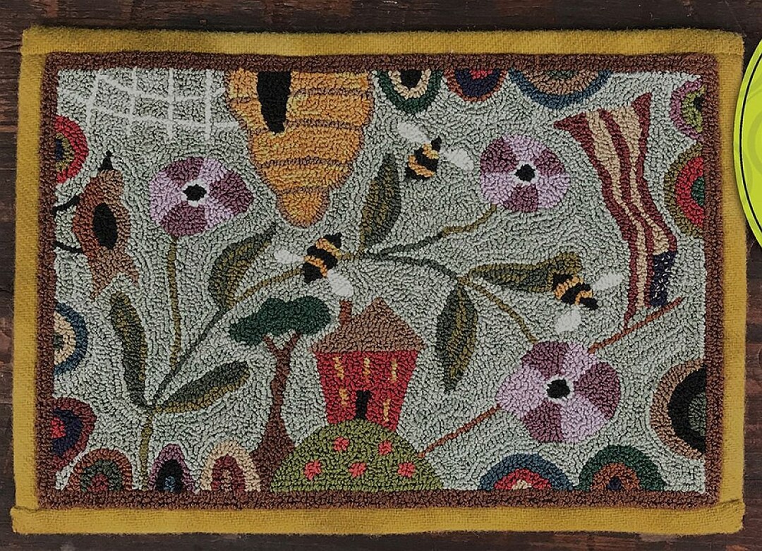 Bee Grateful by Threads That Bind Punch Needle Pattern - Etsy
