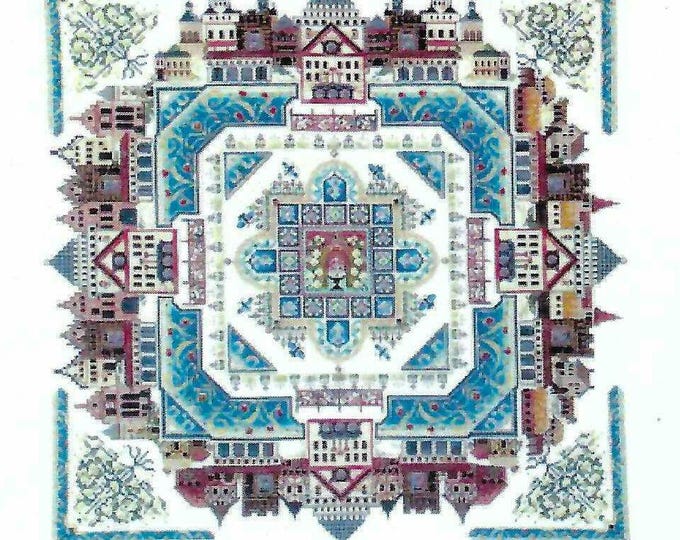 Medieval Town Mandala by Chatelaine Counted Cross Stitch Pattern/chart ...