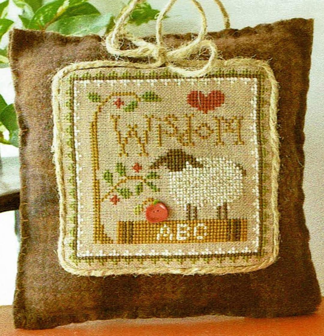 Wisdom - Little Sheep Virtues by Little House Needleworks Counted Cross ...