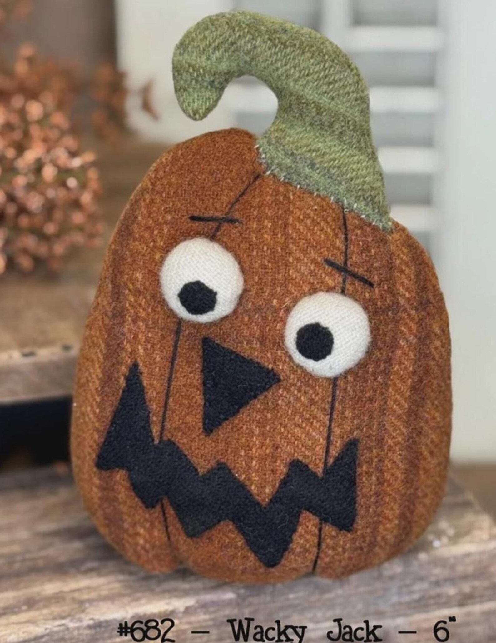 Wacky Jack 6" Pin Keep PATTERN to Sew (not a Finished Product) by ...
