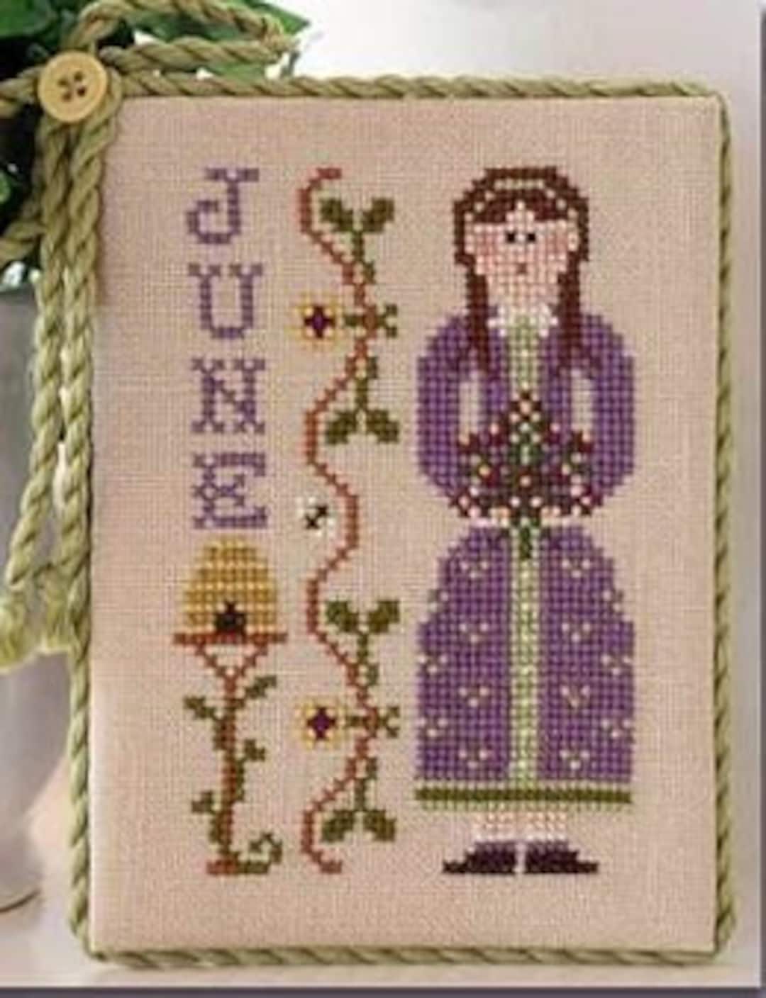 Calendar Girls-june by Little House Needleworks Counted Cross Stitch ...
