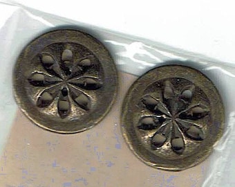 Olde Brass Button Charms Strawberry by Homespun Elegance 2 | Etsy