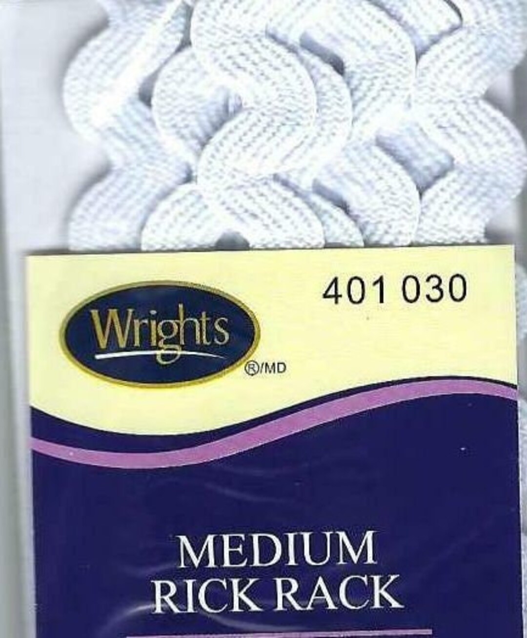 White 1/2" Medium Rick Rack Embellishment - by Wrights Co - Etsy
