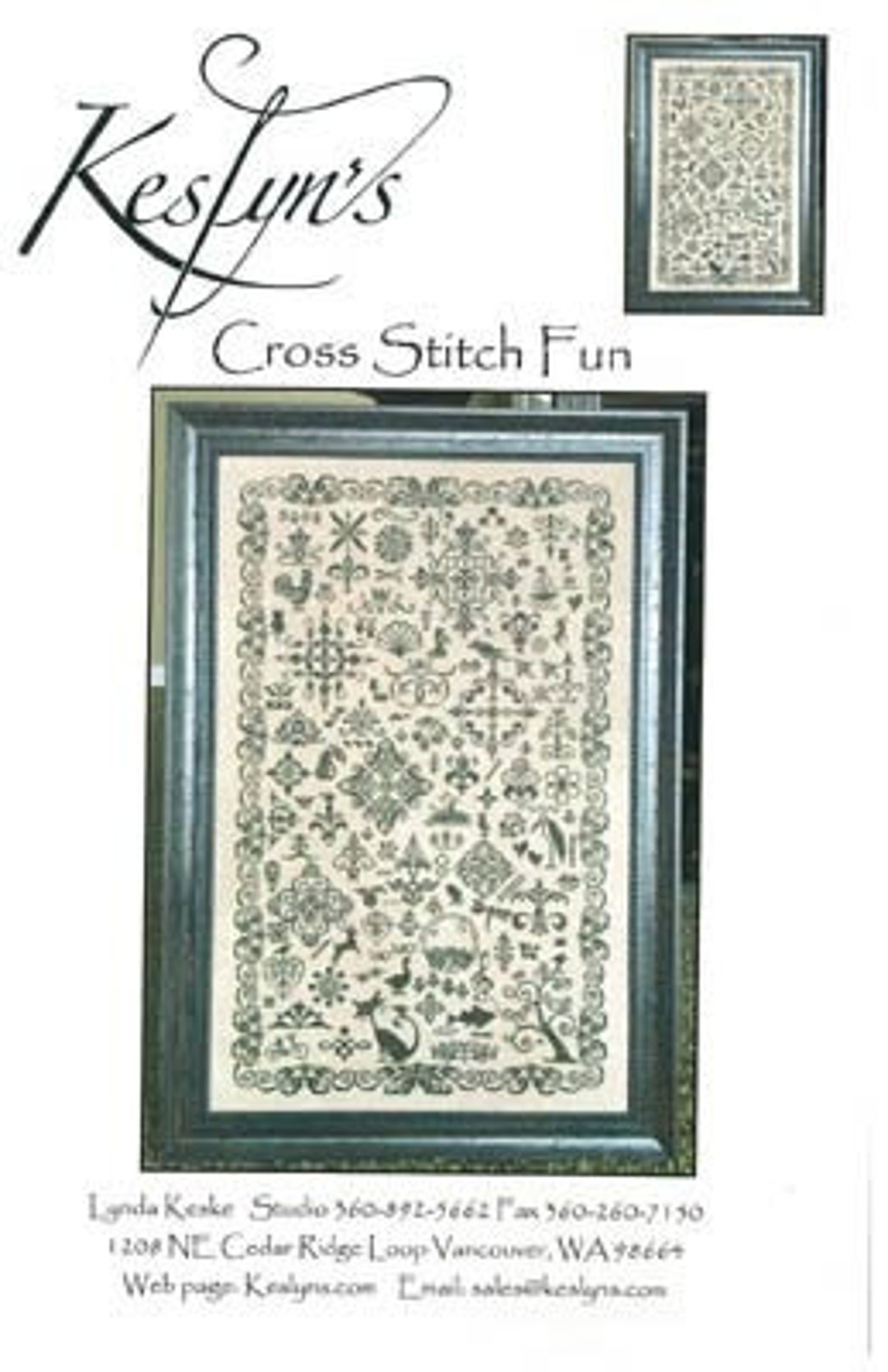 Cross Stitch Fun by Keslyn's Designs Counted Cross Stitch Pattern/chart ...
