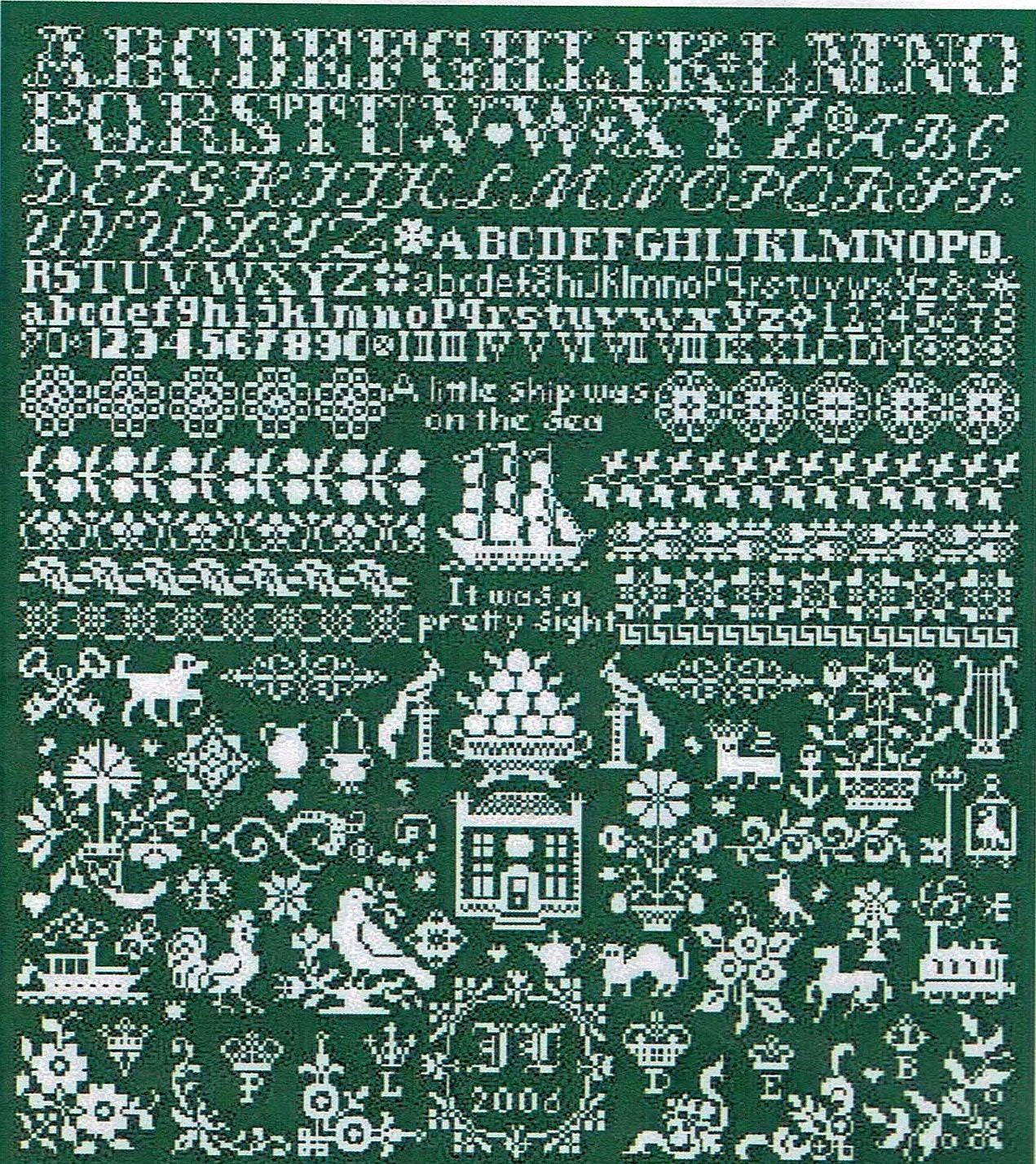 Bristol Fashion by Long Dog Samplers Counted Cross Stitch Pattern/chart ...