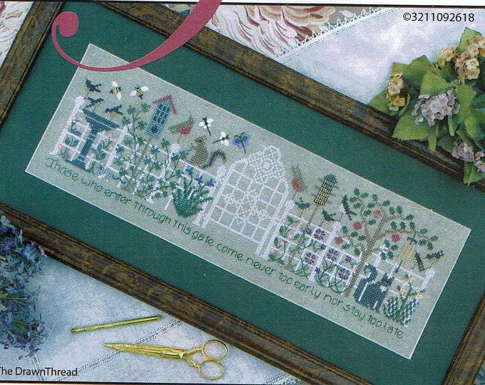 Garden Gate by the Drawn Thread Counted Cross Stitch Pattern/chart - Etsy