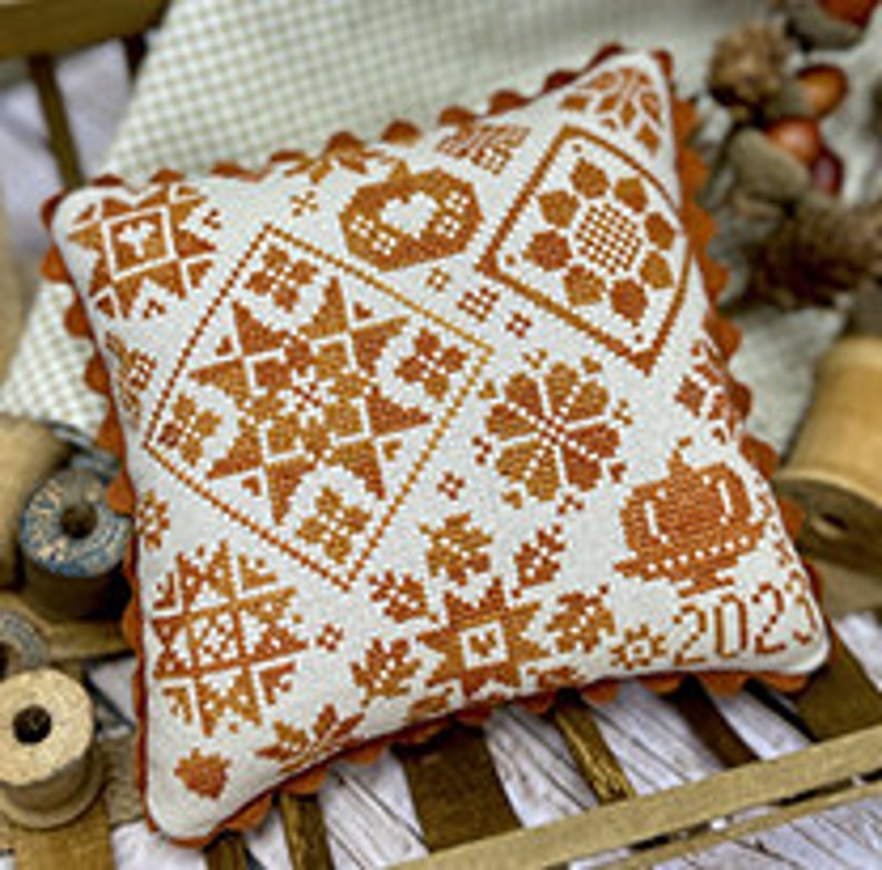Autumn Quaker by Primrose Cottage Counted Cross Stitch Pattern/chart - Etsy