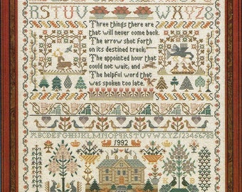 Bothy Threads Three Things Sampler Counted Cross Stitch Kit by Moira Blackburn - 42cm X 57cm - Etsy