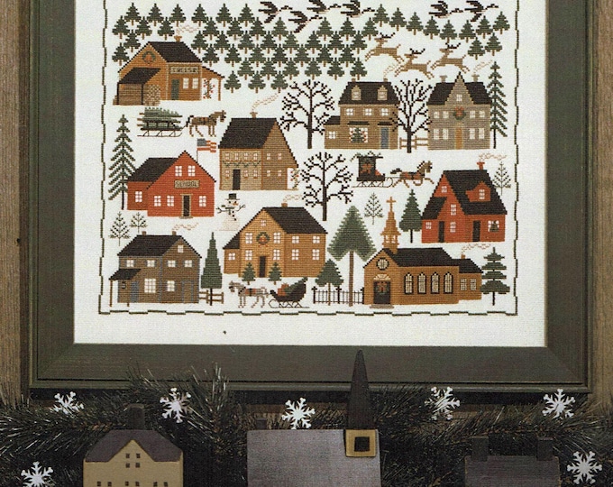 Christmas Village by Prairie Schooler Counted Cross Stitch Pattern ...
