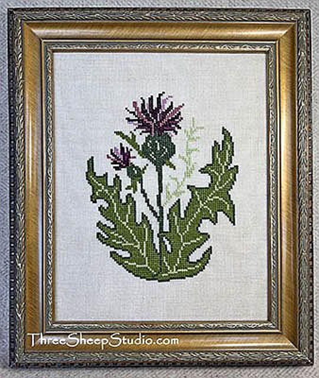 Scottish Thistle by Three Sheep Studio Counted Cross Stitch Pattern ...