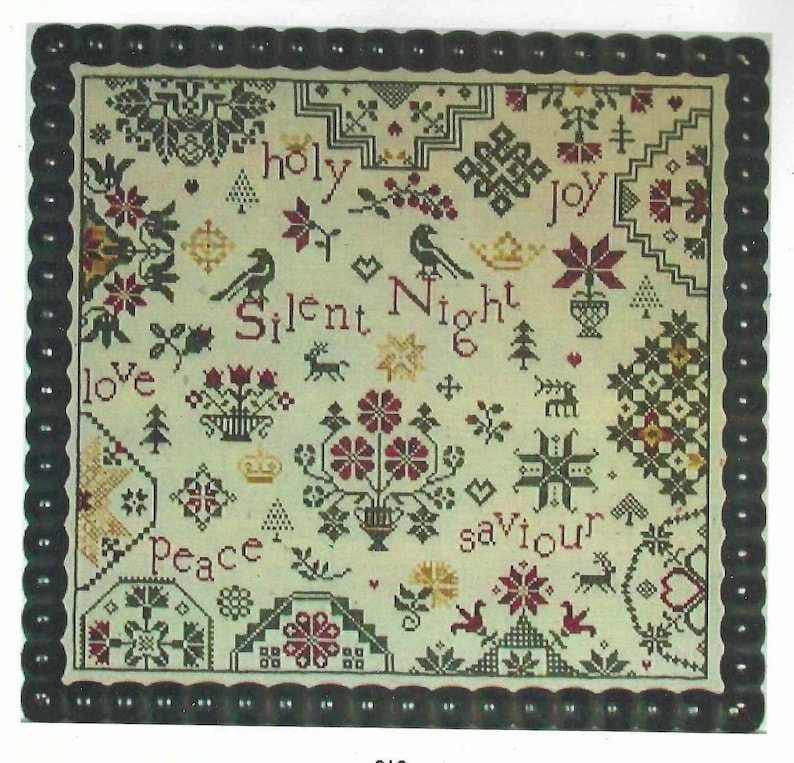 Simple Gifts - Silent Night by Praiseworthy Stitches Counted Cross ...