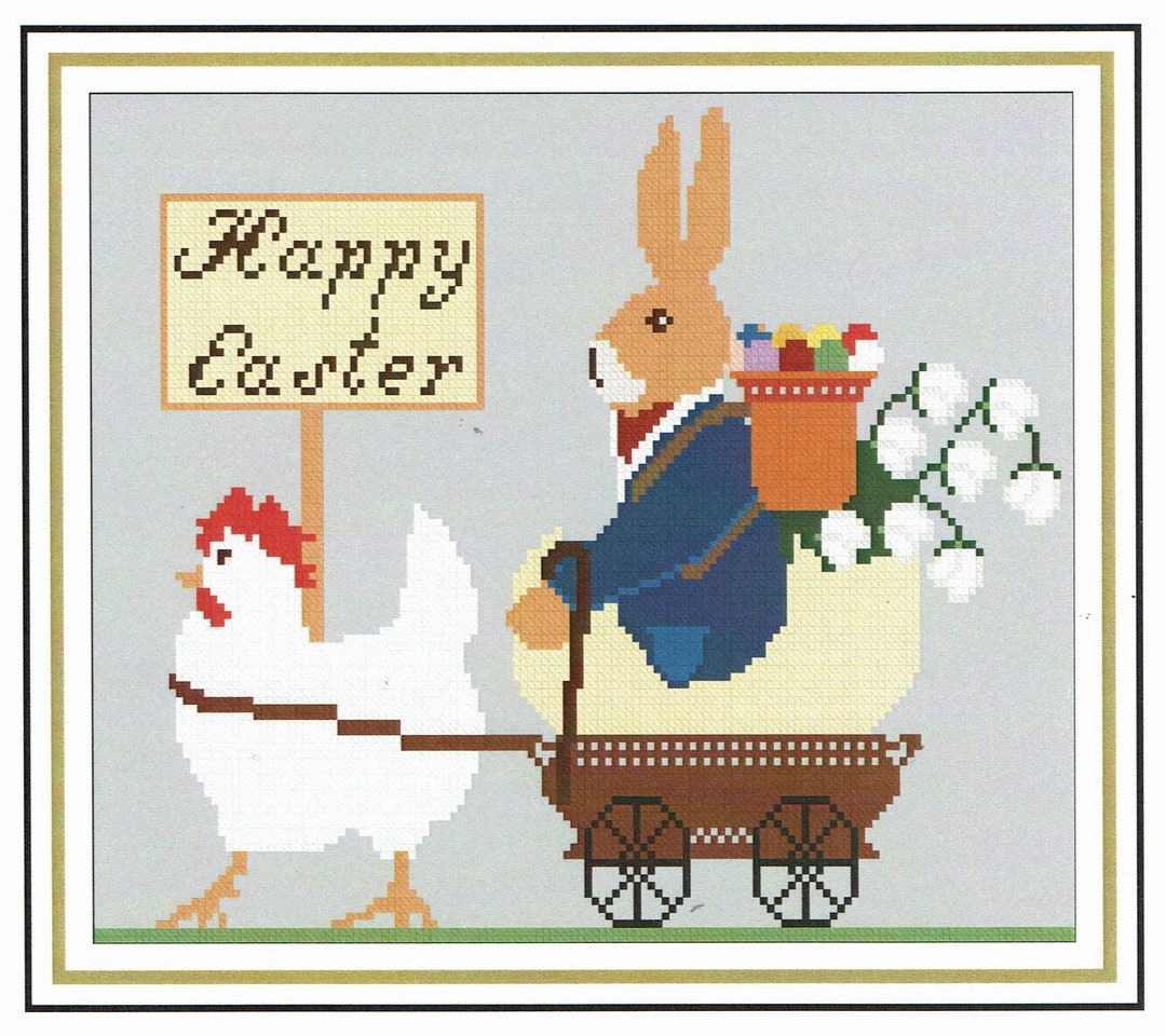 50% OFF Easter Parade by Twin Peak Primitives Counted Cross Stitch ...