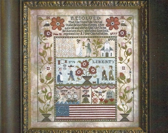 American Sampler by Plum Street Samplers Counted Cross Stitch Pattern ...