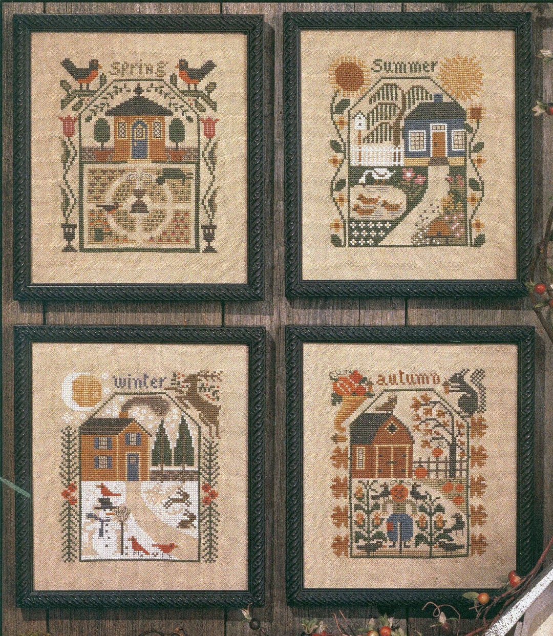 Prairie Seasons by Prairie Schooler Counted Cross Stitch Pattern/chart ...