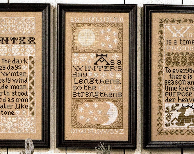 Winter Samplers by Prairie Schooler Counted Cross Stitch Pattern/chart ...