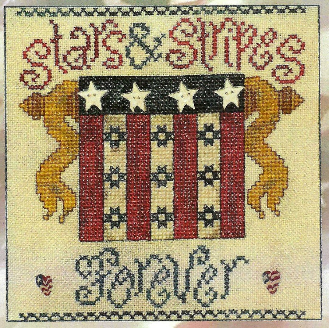 Stars & Stripes Forever by Cross-point Designs Counted Cross Stitch ...