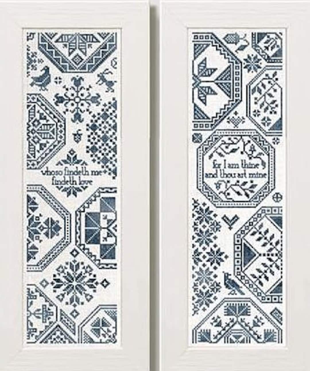 Two Quaker Sisters by Modern Folk Embroidery Counted Cross Stitch ...