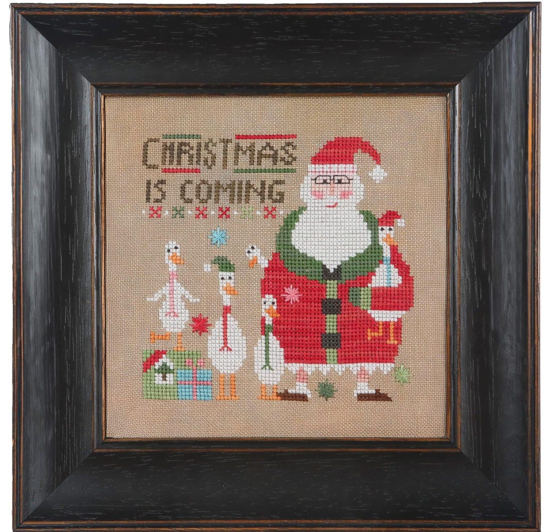 Wee Santa 2025 by Heart in Hand Counted Cross Stitch Pattern/chart - Etsy