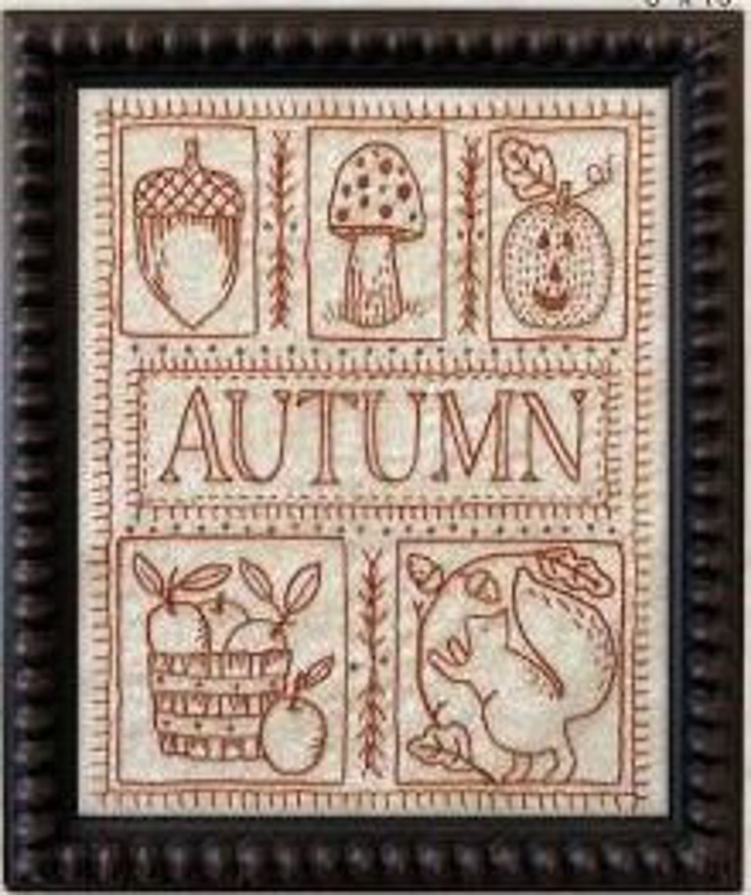 Autumn Sampler by Kathy Schmitz Needlework Pattern - Etsy