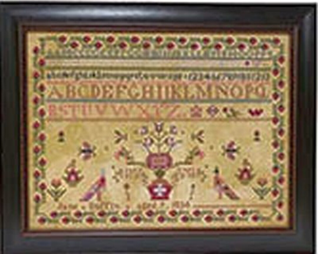 Jane Duffin Sampler 1834 by Wishing Thorn Counted Cross Stitch Pattern ...