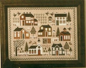 Village Sampler by Prairie Schooler Counted Cross Stitch - Etsy