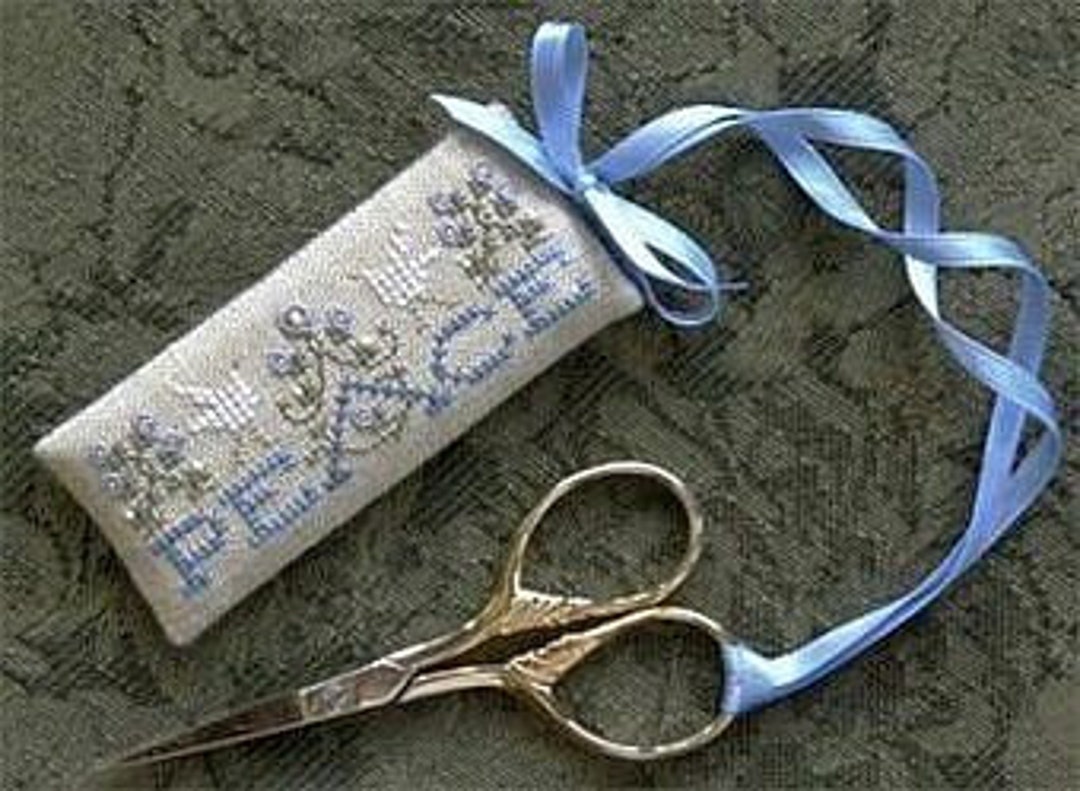 Peace Scissors Tag by the Drawn Thread Counted Cross Stitch Pattern ...