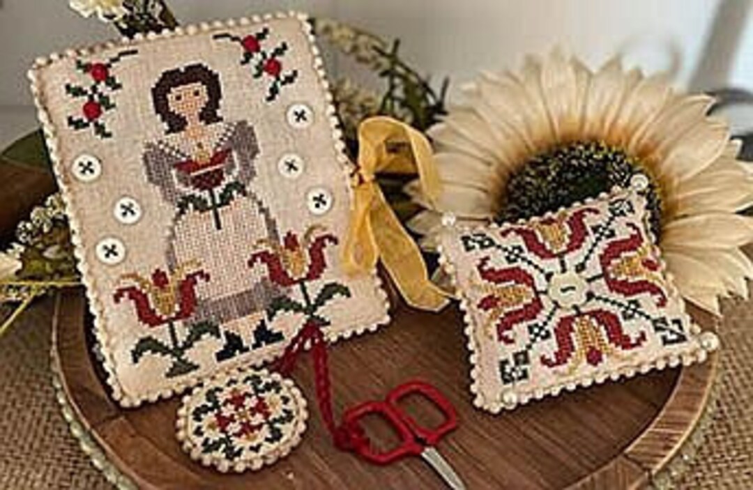 Peaceful Garden Sewing Set by Mani De Donna Counted Cross Stitch ...