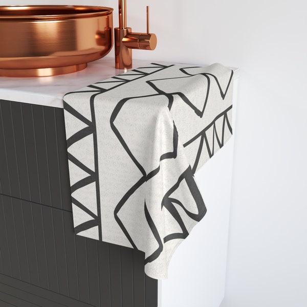 Geometric Hand Towel - Etsy