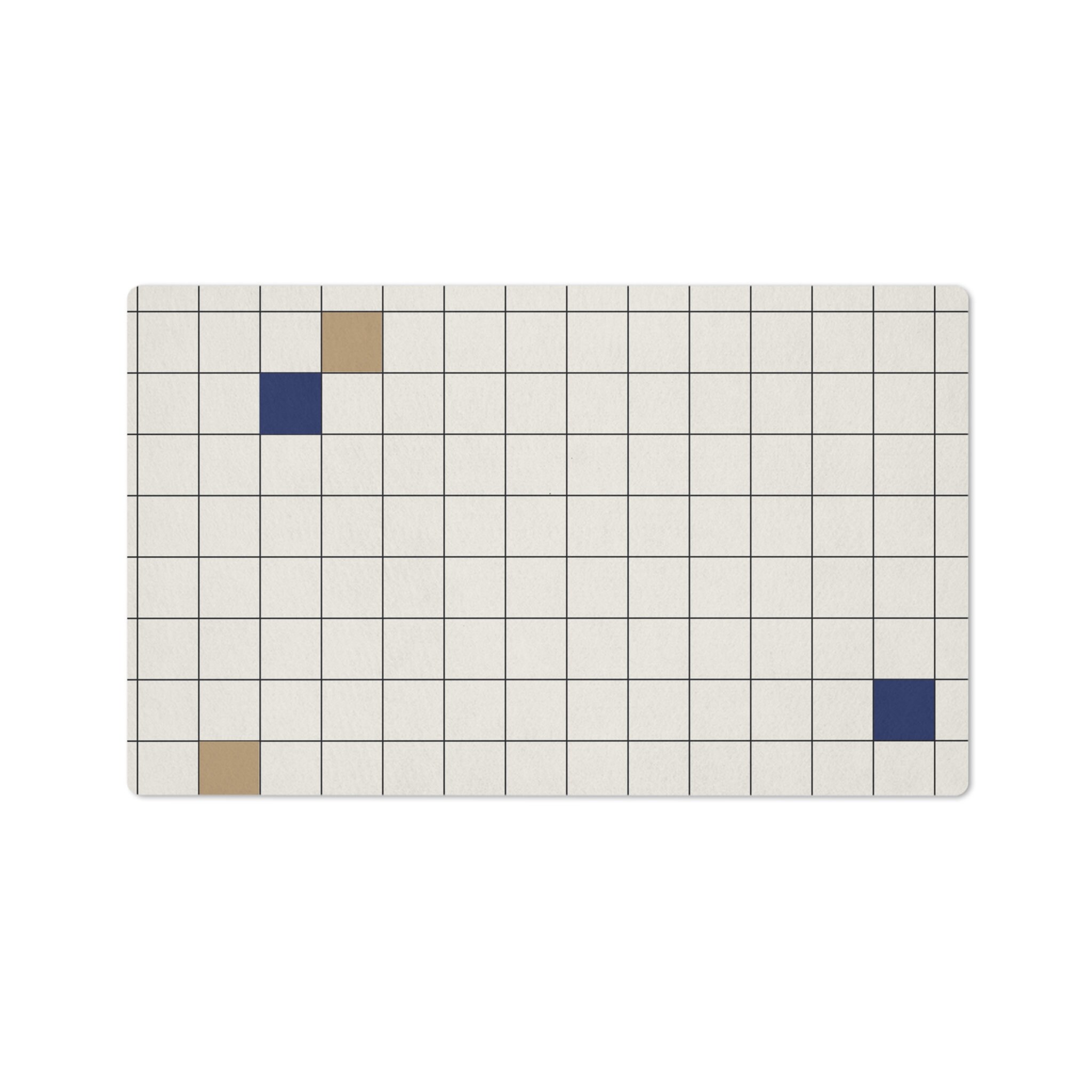 A Bold and Timeless Pattern for Contemporary Style Floor Mat Checkered ...