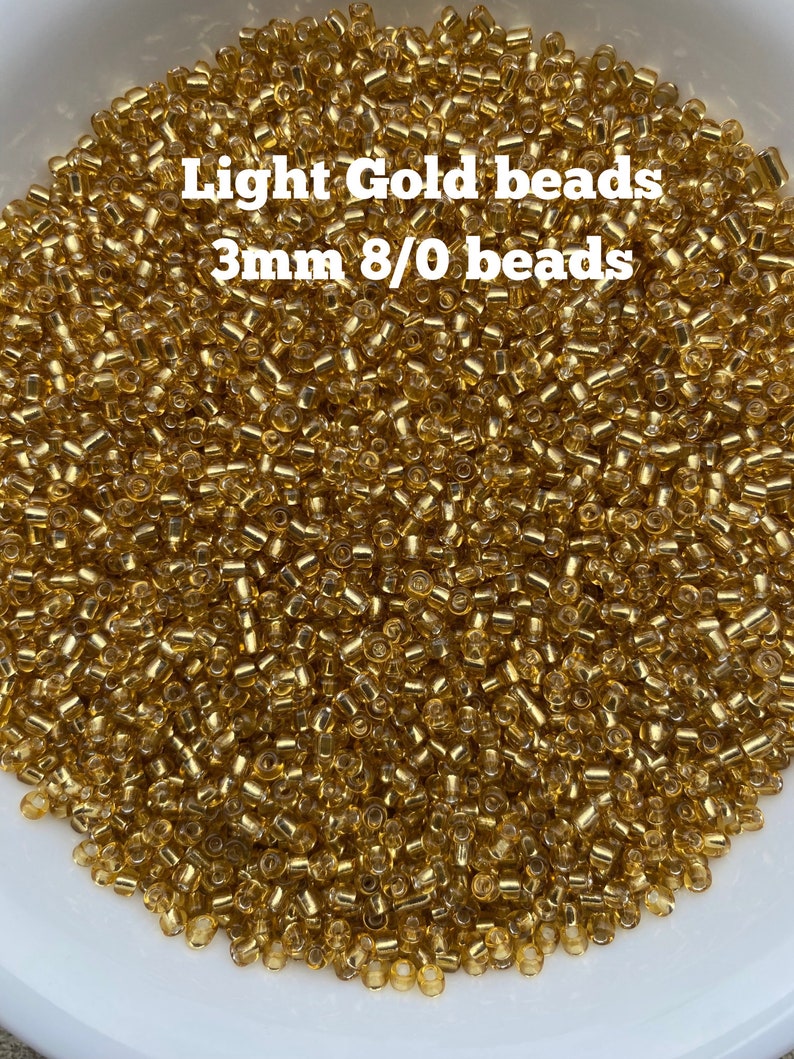 3mm Seed Beads- Size 8/0 Beads, Jewelry Making Beads, Crafting Supplies ...