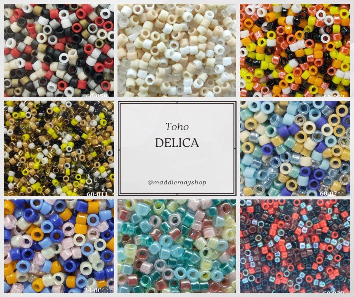 Delica Beads Toho Delica Beads Beads for Jewelry Making - Etsy