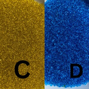 2.1mm- 2.3mm Glass Beads, Size 11/0 or 10/0, Seed Beads, DIY Jewelry ...