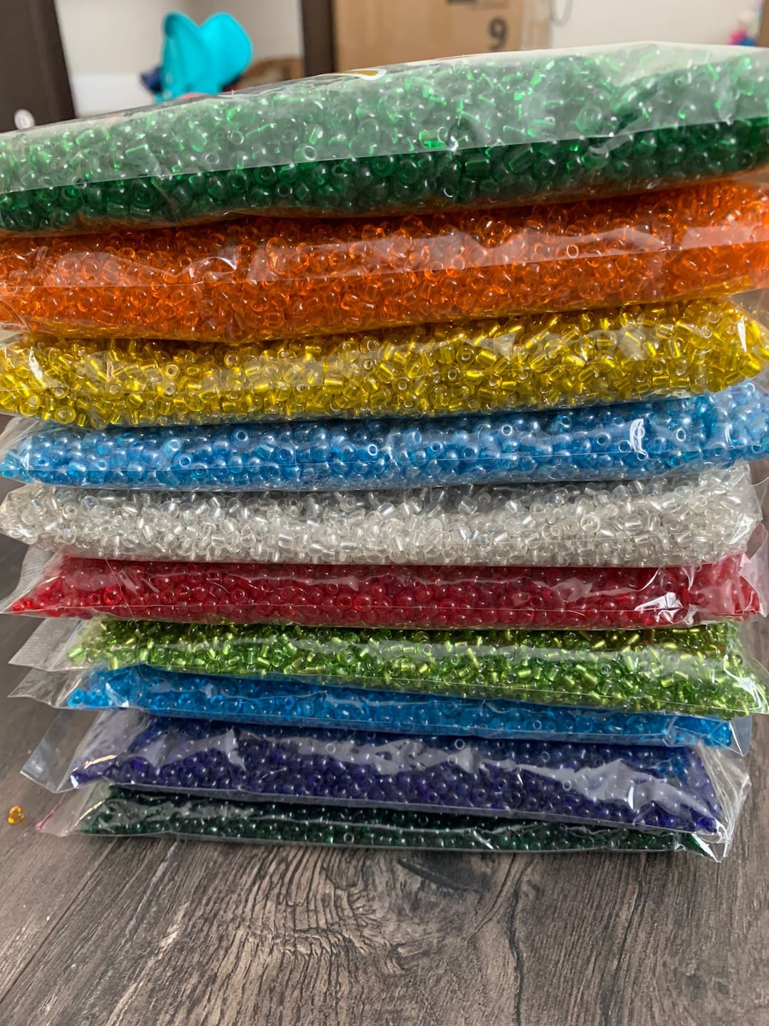 4mm- Size 6/0 Glass Beads, Seed Beads, DIY Jewelry Making Supplies, Mix ...