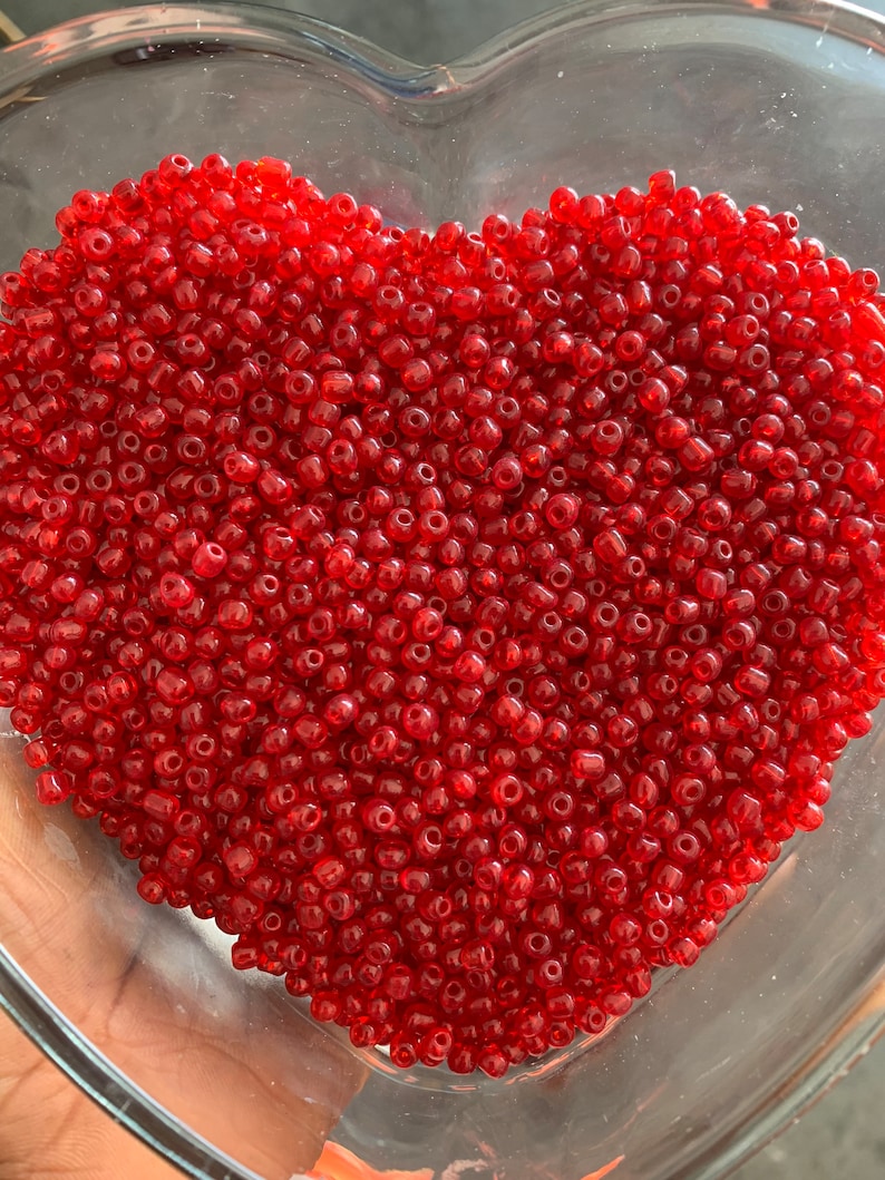 3mm or 4mm -size 8/0 or 6/0, Beads Lot, Glass Seed Beads, DIY Glass ...