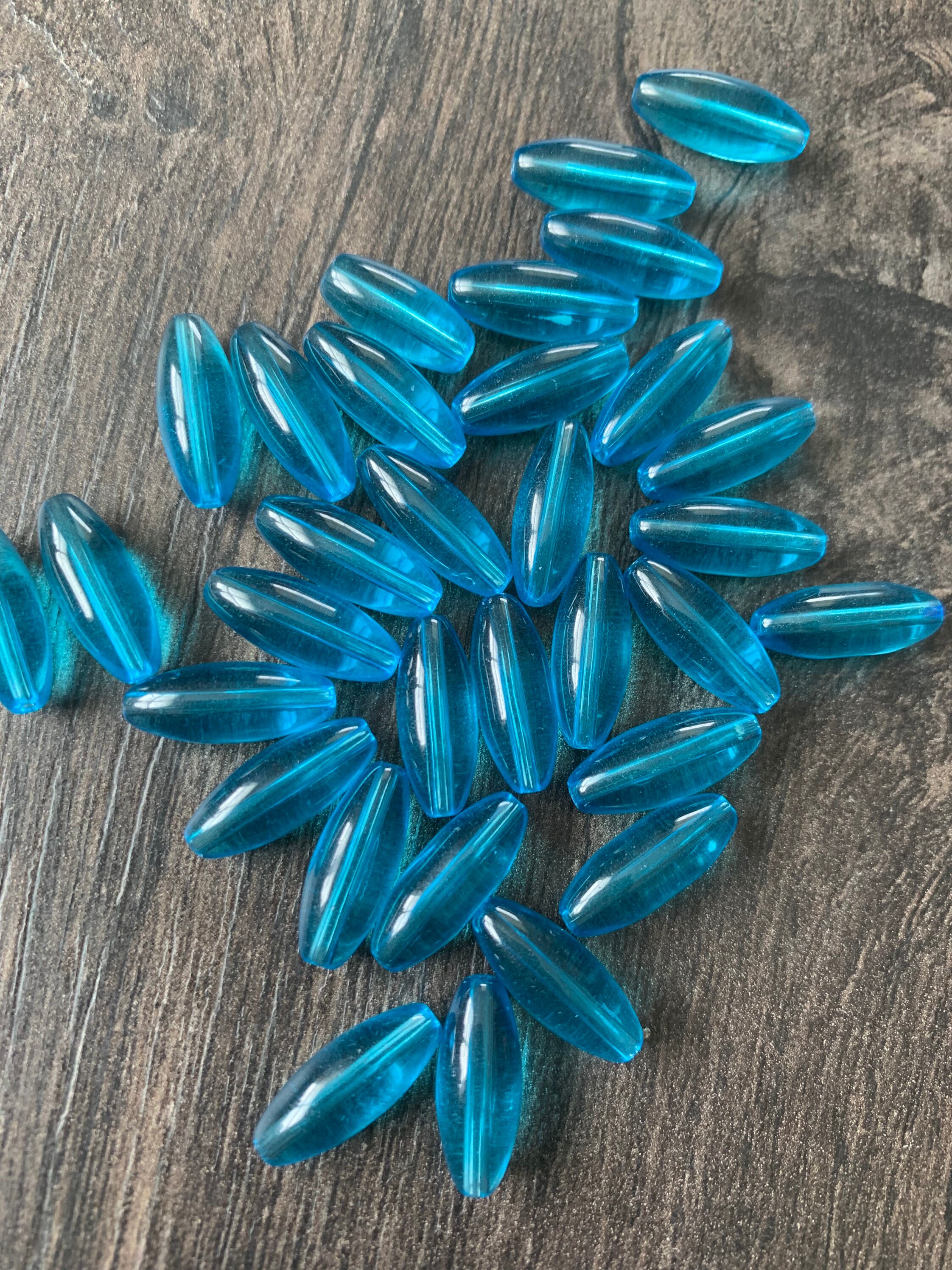 Rice Beads for Jewelry making, Bead Spacer, Decorative beads . Appr 25 ...