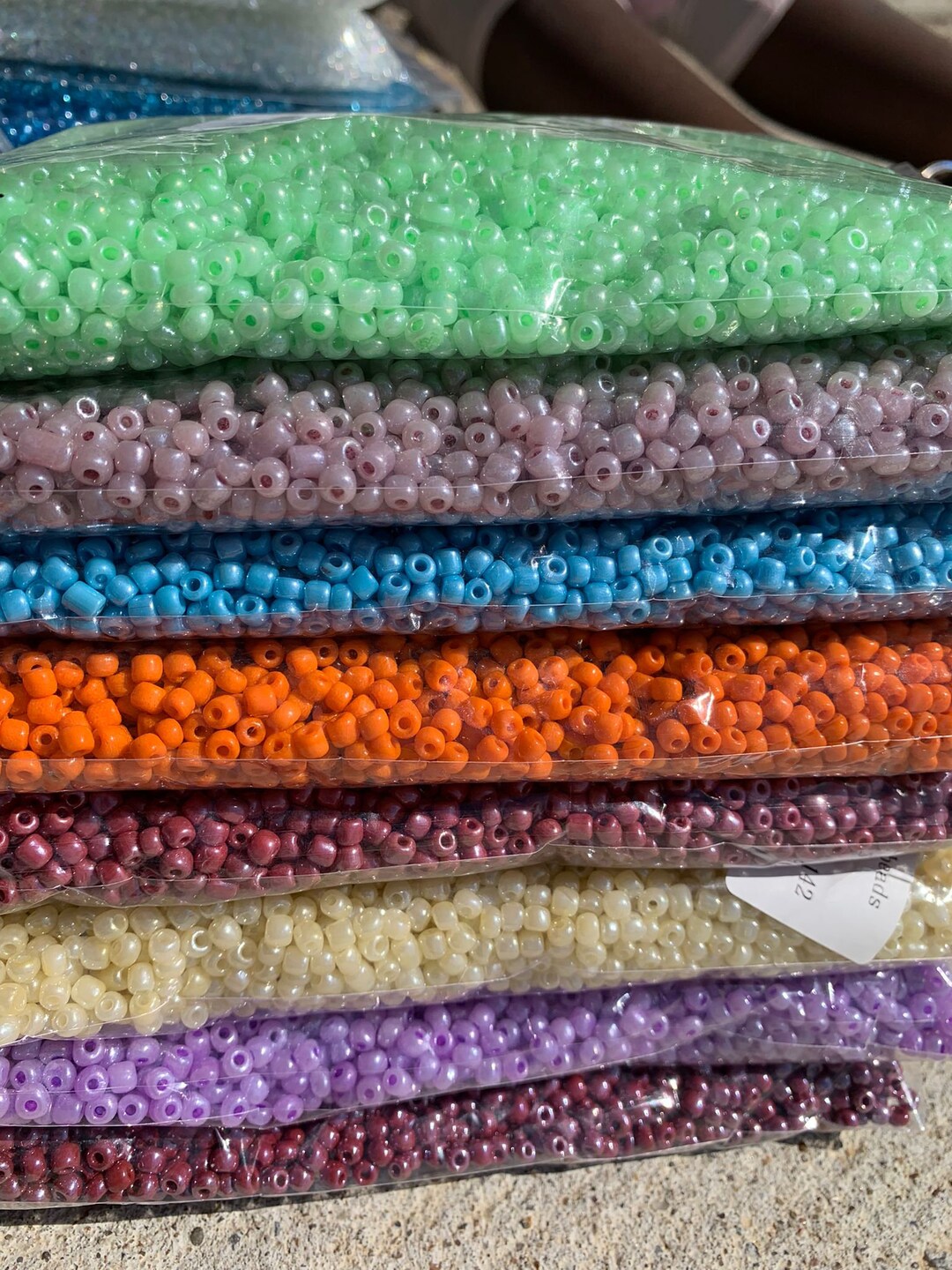 4mm- Size 6/0 Glass Beads, Seed Beads, DIY Jewelry Making Supplies ...