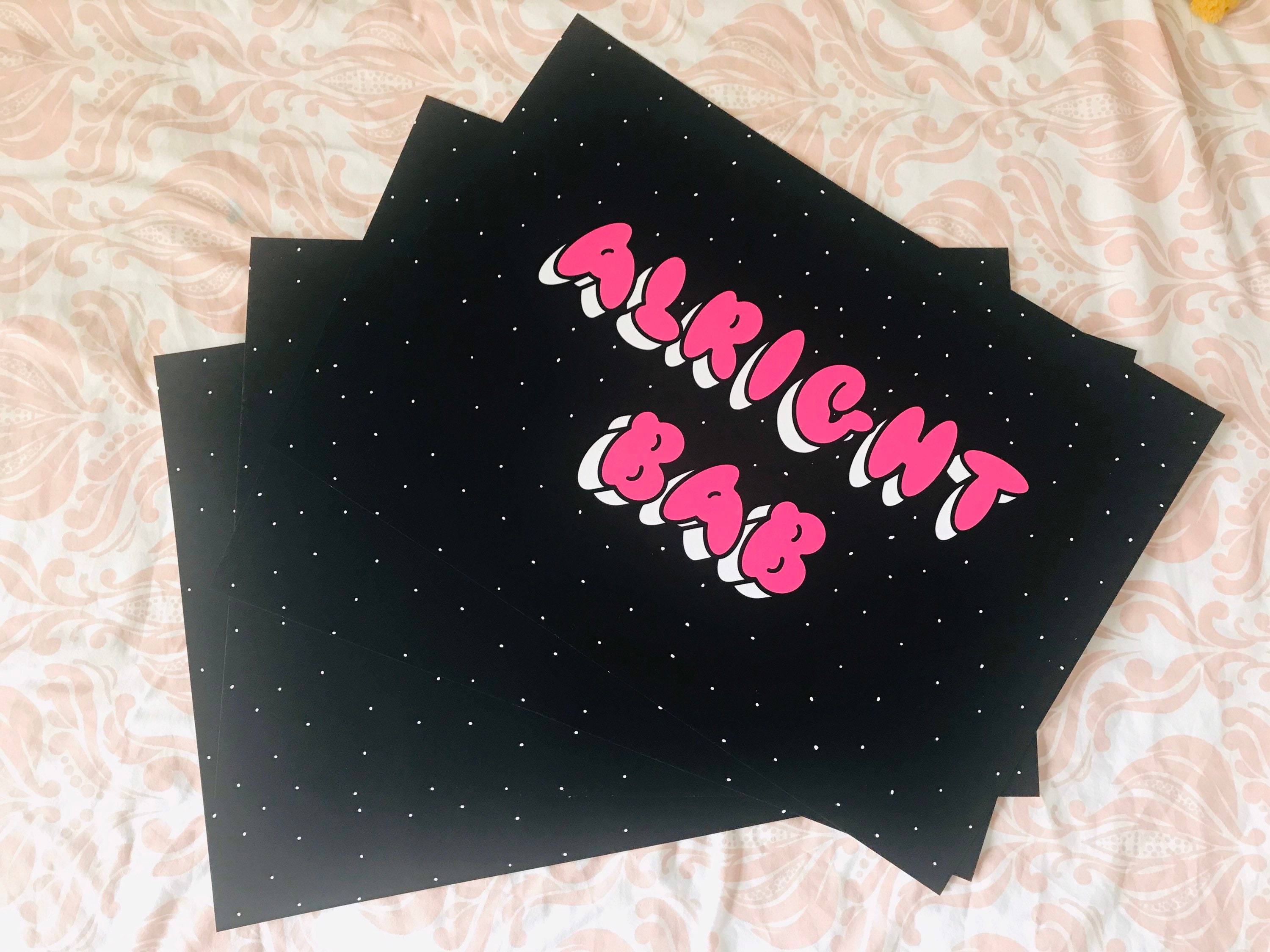 Alright Bab Art Print - A4 & A3 Available - Etsy