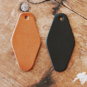 Topographic Map Leather Motel Keychain Topography Gift - Etsy