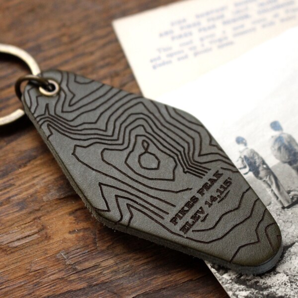 Mountain Keychain - Etsy