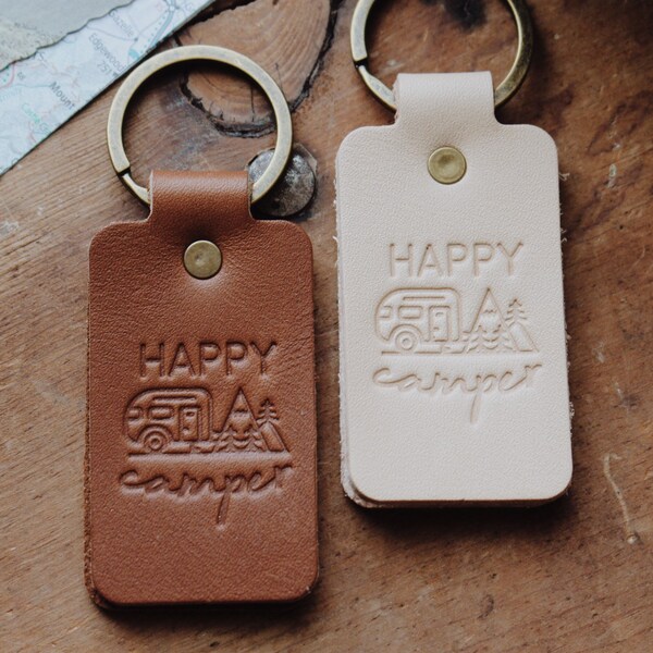 Camper Keychain - Etsy
