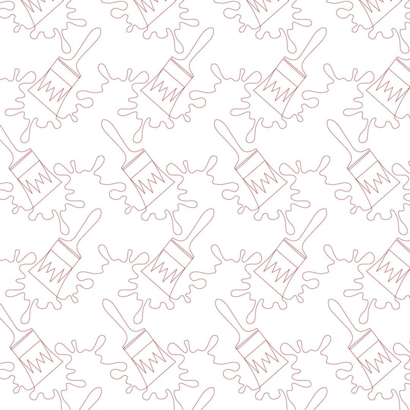 Paintbrush Quilt Pattern - Etsy
