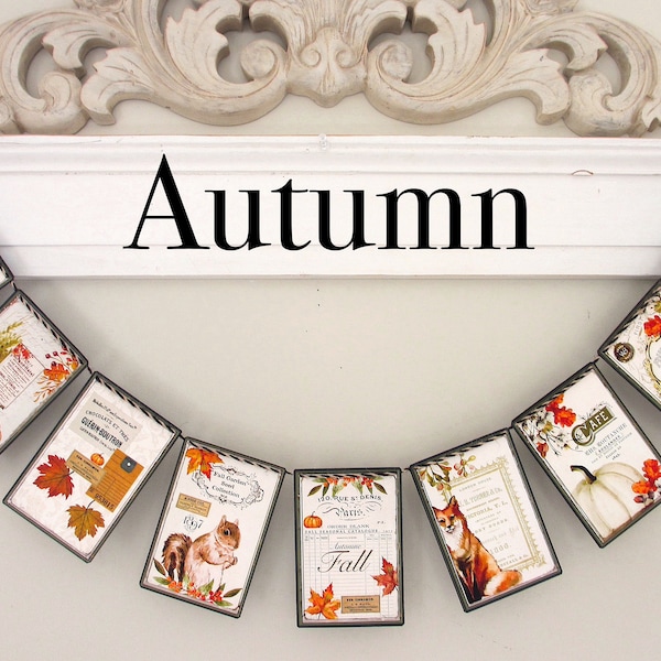 Fall Leaf Banner - Etsy