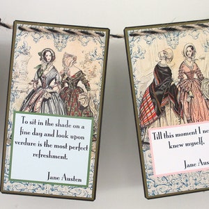 JANE AUSTEN Garland--jane Austen Banner, Literary Gift, Gift,book Group ...