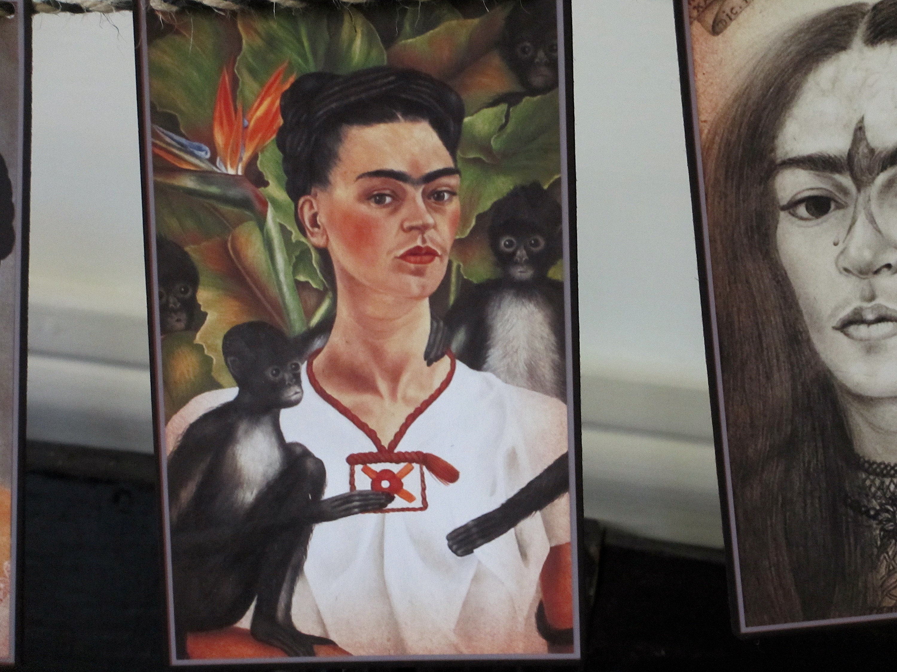 FRIDA KAHLO Garland--frida Kahlo, Frida Banner, FRIDA Self Portraits ...